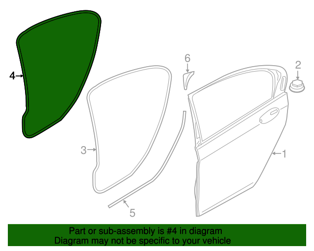 51727468732 - 2017-2023 BMW Weather-Strip On Body (51-72-7-468-732 ...