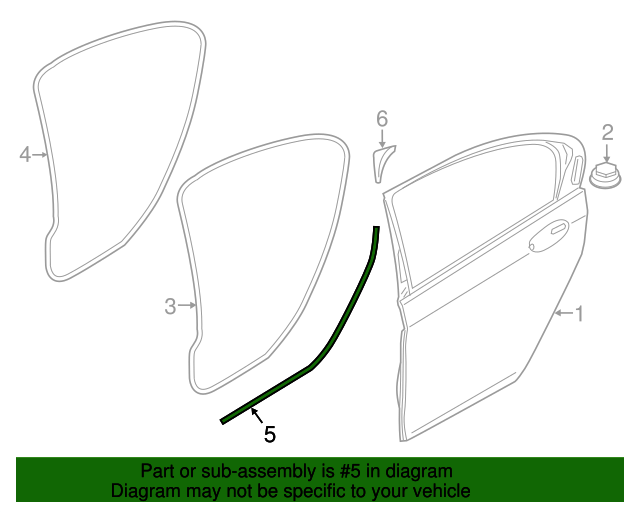Genuine BMW 51-72-7-341-648 | Lower Seal | FREE Shipping on Most Orders ...