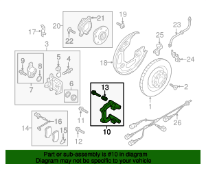 4G0-615-425 - Disc Brake Caliper Bracket 2016-2018 Audi | AutoNation Parts