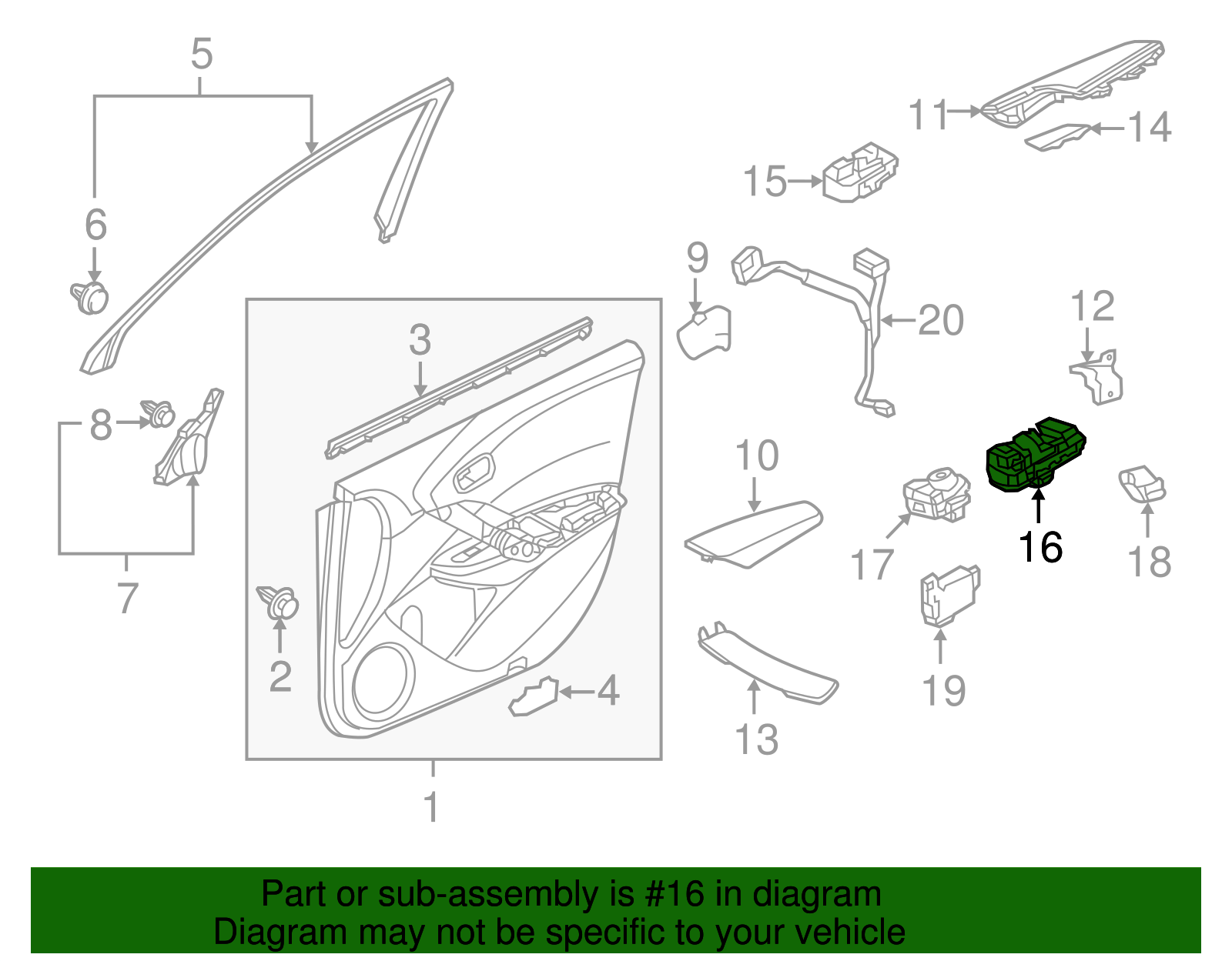 35750-TX4-A01 - High-Quality Window Switch for 2013-2018 Acura RDX ...