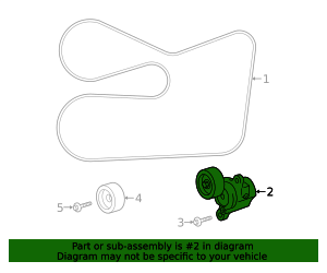 2016-2024 Lexus Belt Tensioner 16620-0P010 | LexusOfKendall