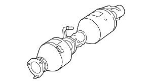 2010-2012 Mopar Converter, Catalytic 52122196AD | TascaParts.com