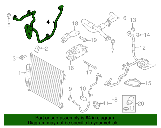 2016-2021 Land Rover Discharge Hose LR061873 | OEM Parts Online