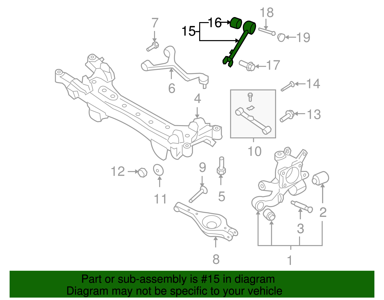 55270-3K710--DS - Trailing Arm - 2006-2011 Hyundai | Joseph Airport Hyundai