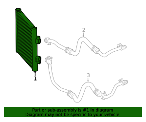 099-500-57-00-64 - Oil Cooler Mercedes-Benz USA Parts