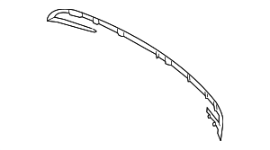 2017-2018 Mercedes-Benz Center Molding 205-885-26-21 | MB OEM Parts