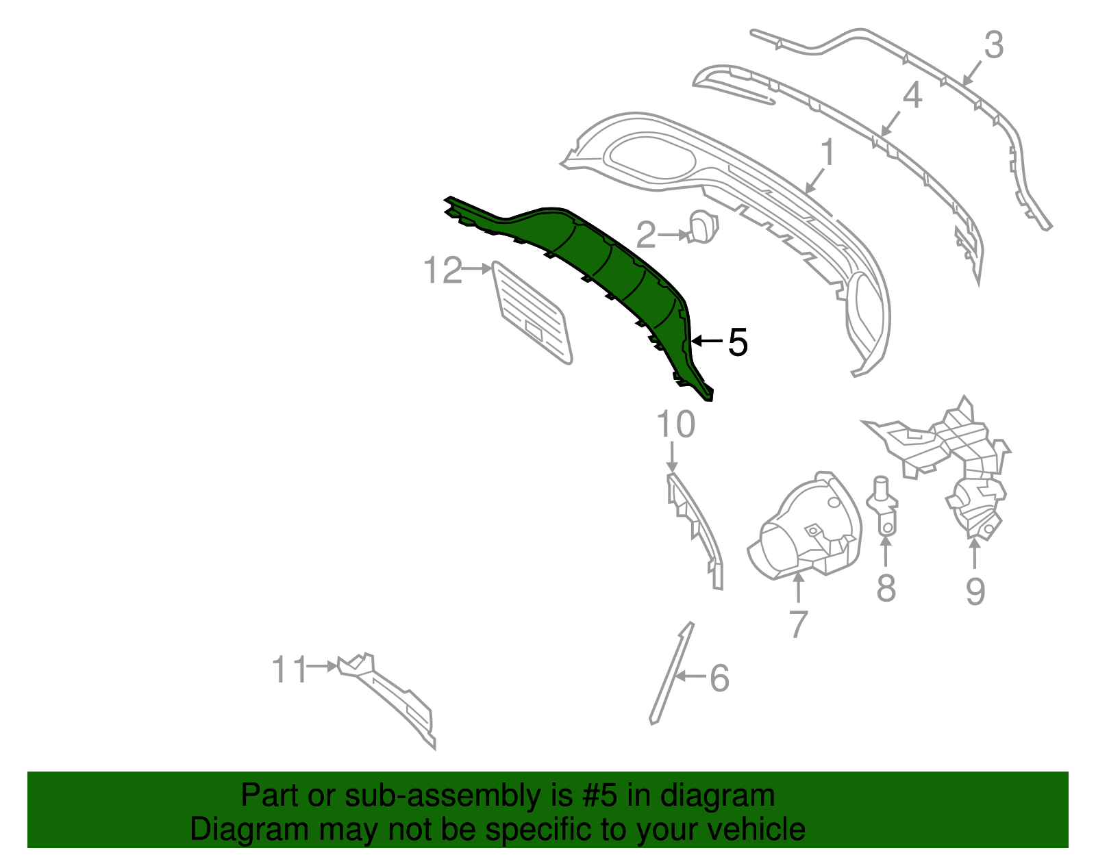 Genuine OEM Under Cover | 205-885-89-38-9999 | Fits Select Mercedes ...