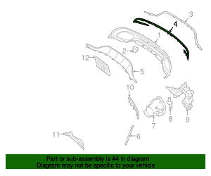 205-885-33-21 - Bumper Trim 2017-2018 Mercedes-Benz | AutoNationParts.com