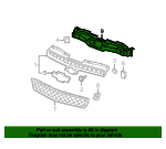2007-2014 Chevrolet Front Grille Upper Bracket 15865945 GM ...