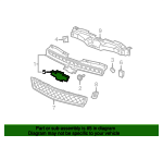 2007-2014 Chevrolet Front Grille Bowtie Emblem 22830014 GM ...