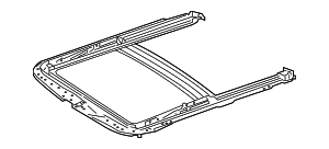 166-780-13-00 - Sunroof Frame 2012-2019 Mercedes-Benz | Mercedes-Benz ...