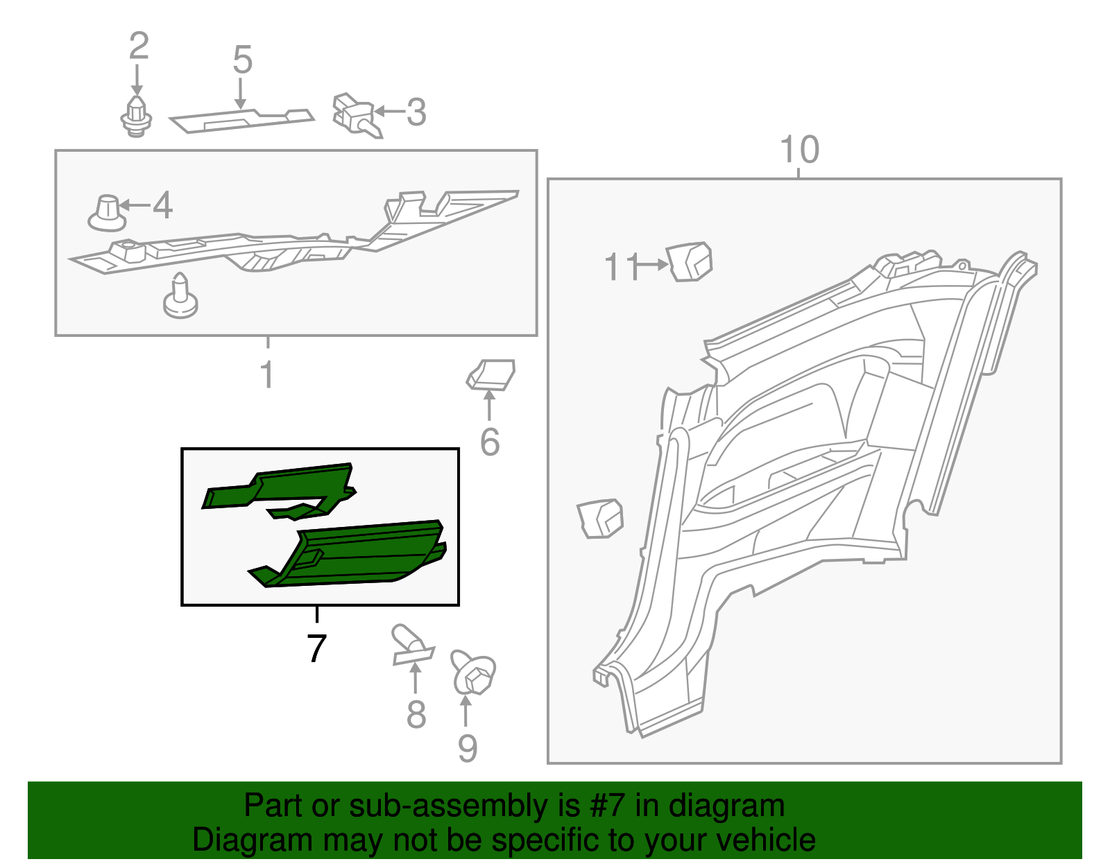 84141-TS8-C02ZA - Lower Lid 2013-2015 Honda Civic | Honda Parts Online