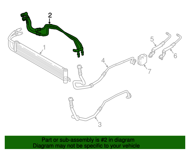 Genuine BMW 17-22-7-856-727 | Hose & Tube Assembly | FREE Shipping on ...