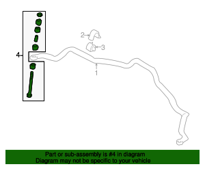 2003-2006 Mitsubishi Outlander Stabilizer Link 4056A040 | Mitsubishi ...