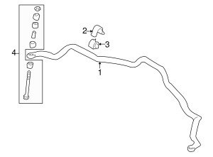 2003-2006 Mitsubishi Outlander Stabilizer Link 4056A040 | Mitsubishi ...