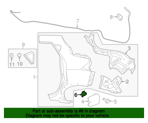 2011-2017 Nissan Fuel Door Spring - Passenger Side (RH) 78836-1FA0B ...