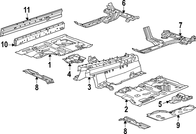 2016-2024 Chevrolet Camaro OEM NEW 2016-20 GM Chevrolet Camaro Coupe ...