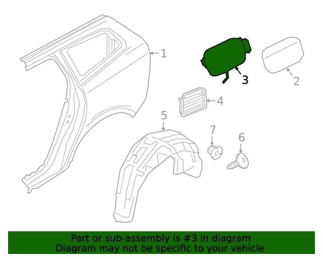 2019 Volvo V60 Lock Actuator 32227344 | TascaParts.com