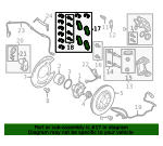 2022-2025 Land Rover Disc Brake Pad Set LR156904 | OEM Parts Online