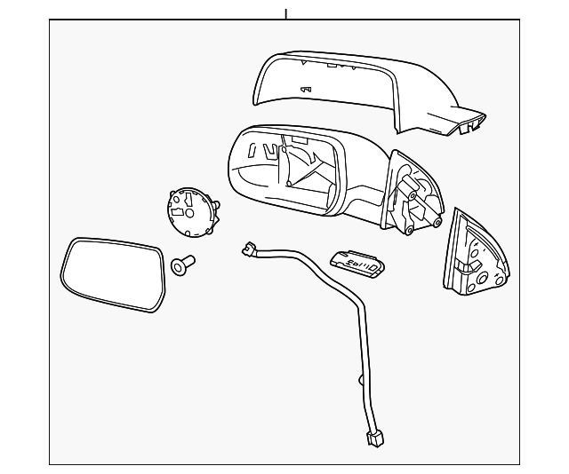 22818267 - Bright Chrome Driver Side Mirror 2010-2014 GM | Chevrolet ...