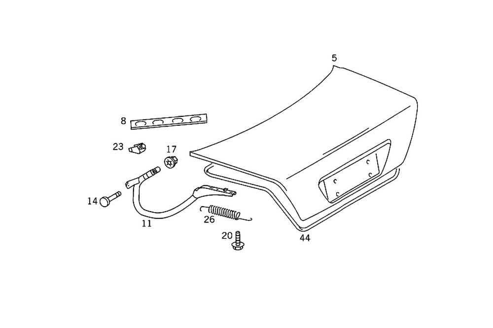 210-750-02-26 - End Stop 1978-2015 Mercedes-Benz | Mercedes-Benz USA Parts