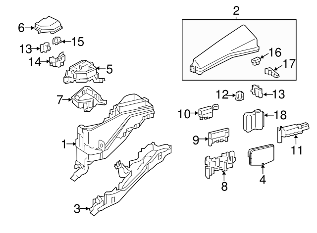 2013-2018 Lexus ES350 Fuse Holder 82620-33080 | OEM Parts Online