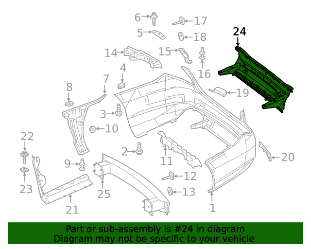 2018-2020 Mercedes-Benz Lower Mount 222-885-59-01 | MB OEM Parts