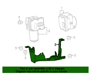 2015-2019 Fiat 500 Bracket 68140963AB | TascaParts.com