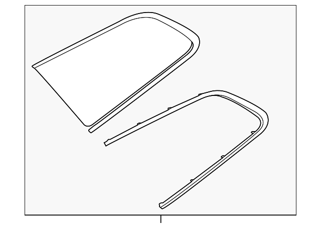 32219944 - Quarter Glass - 2017-2020 Volvo | Volvo OEM Parts Direct