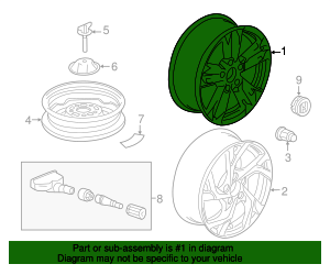 42700-SZT-A91 - Wheel, Alloy 2011-2012 Honda CR-Z | Honda Parts Online