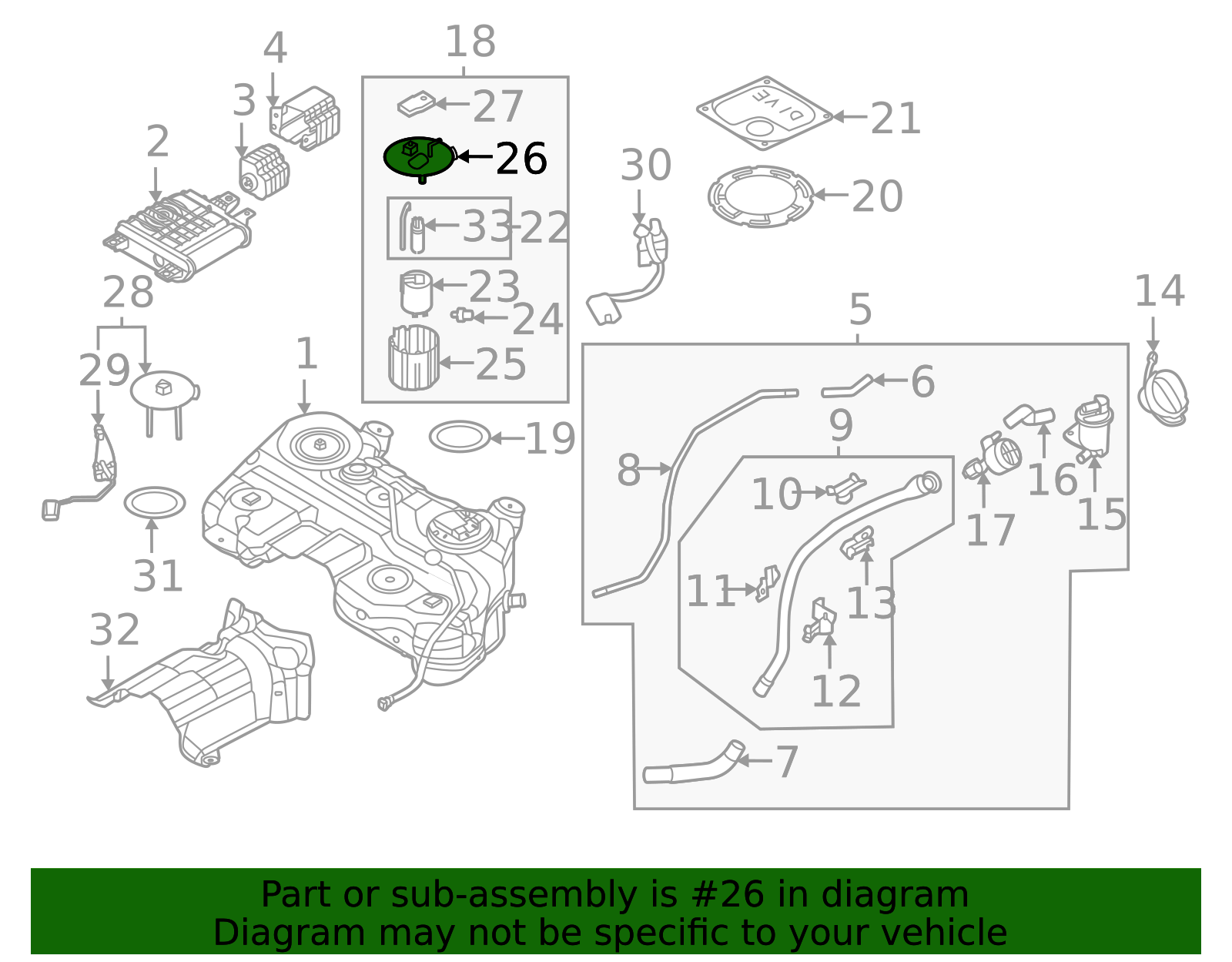 31113-CZ000 - Fuel Pump Hanger 2022-2024 Hyundai Tucson | AutoNation Parts