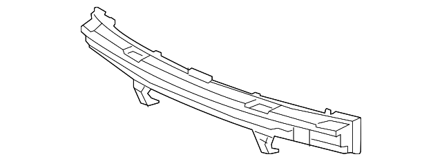 2013-2017 GMC Rear Bumper Energy Absorber 20982429 GM | GMPartsDirect.com