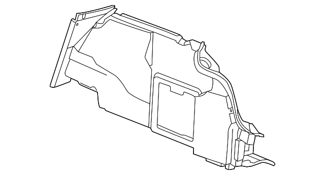 Black Diamond Passenger Side Rear Compartment Side Trim 84333495 ...