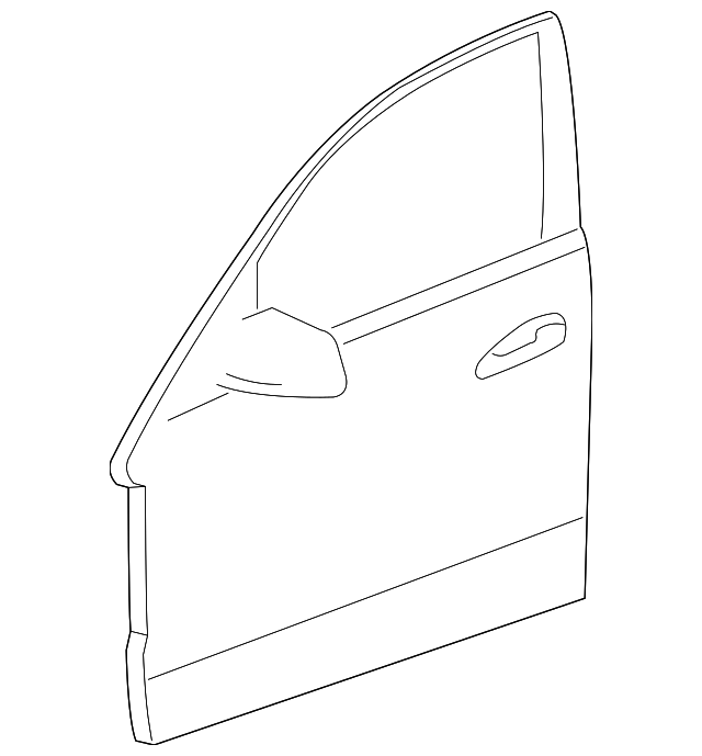 Genuine OEM Door Shell | 212-720-53-00 | Fits Select 2010-2016 Mercedes ...
