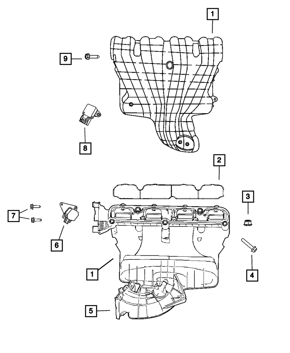 2007-2017 Mopar Intake Manifold 4884495AK | Mopar eStore