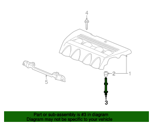 2009-2015 Acura Engine Cover Stud 90015-RBC-J00 | Acura Parts World