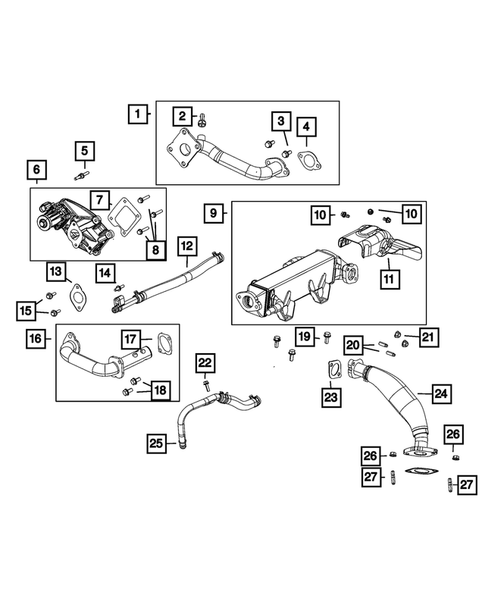 EGR Cooling System for 2022 Ram 2500 | Mopar Estores
