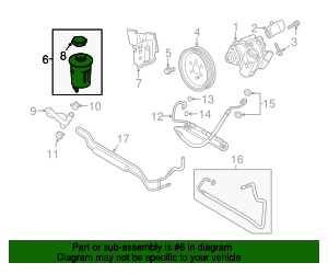 LR061407 - Power Steering Reservoir 2005-2016 Land Rover ...