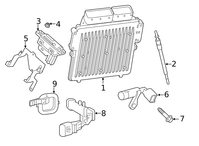 2020-2021 Land Rover Range Rover Module LR084644 | LandRoverParamusParts