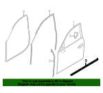 Genuine Porsche 970-537-534-02 |Lower Weather-Strip | FREE Shipping on ...