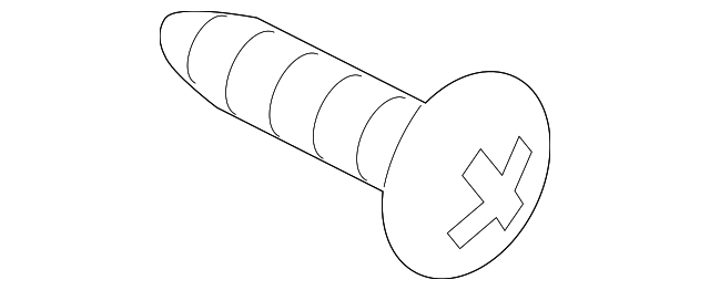 2000-2023 Toyota Rocker Molding Screw 90162-40035 | Toyota Parts