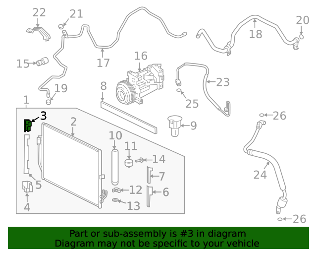 2019-2020 Infiniti QX50 Condenser Upper Bracket 92114-5NA1A | INFINITI ...