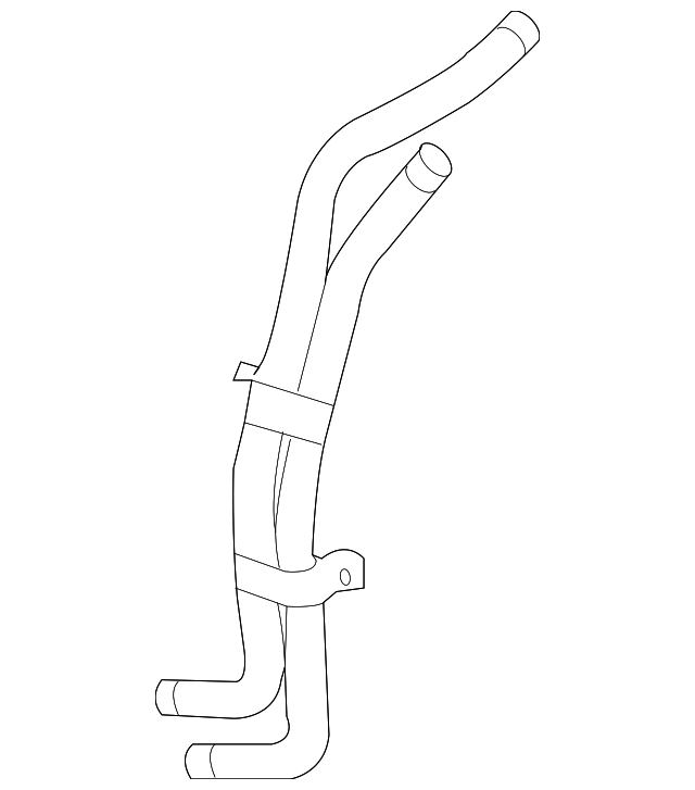2007-2010 Audi Q7 Engine Coolant Pipe 03H-121-065-C | Audi USA Parts