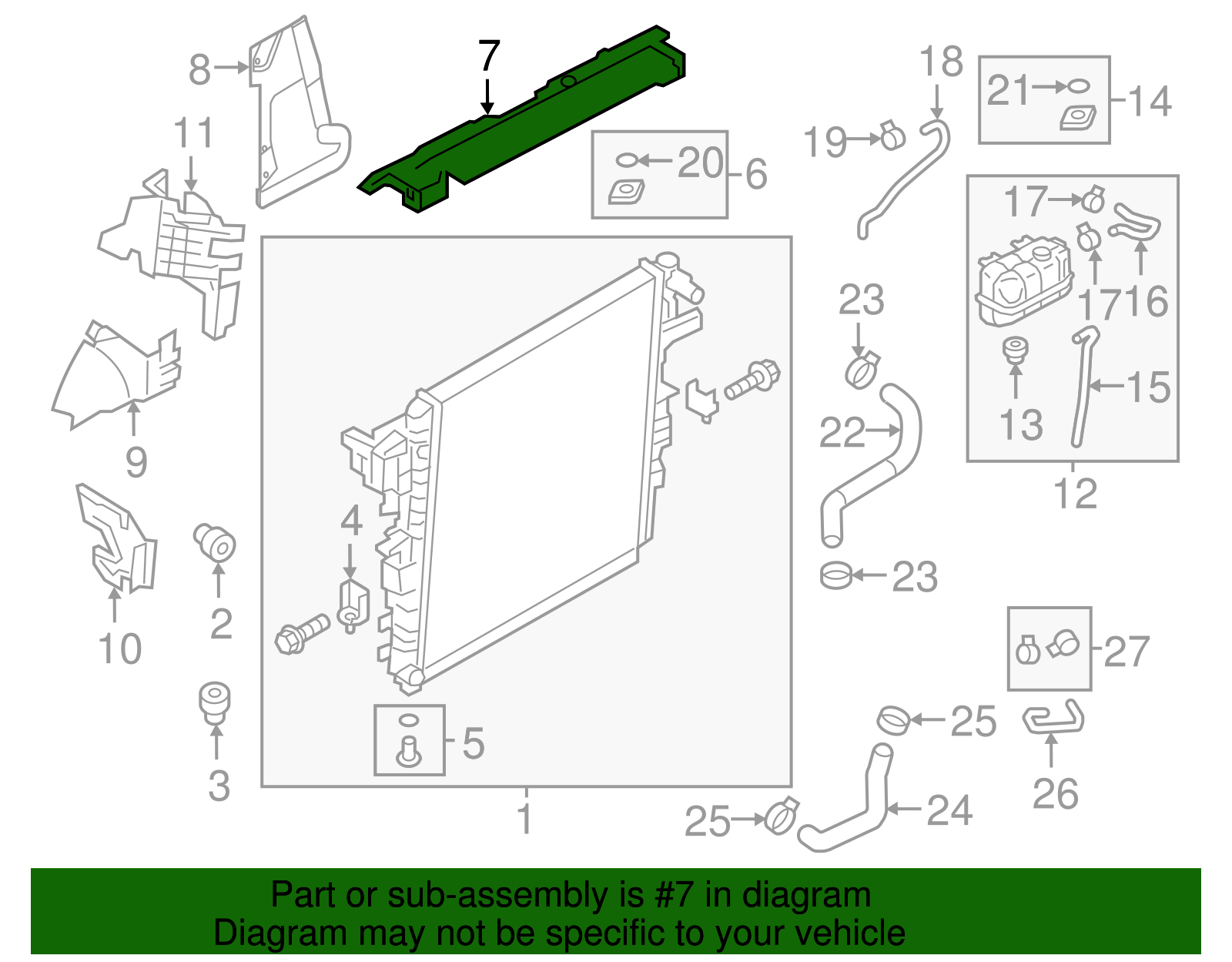 2017-2024 Nissan Armada Upper Seal 21496-1LA0A | Team Nissan Inc.