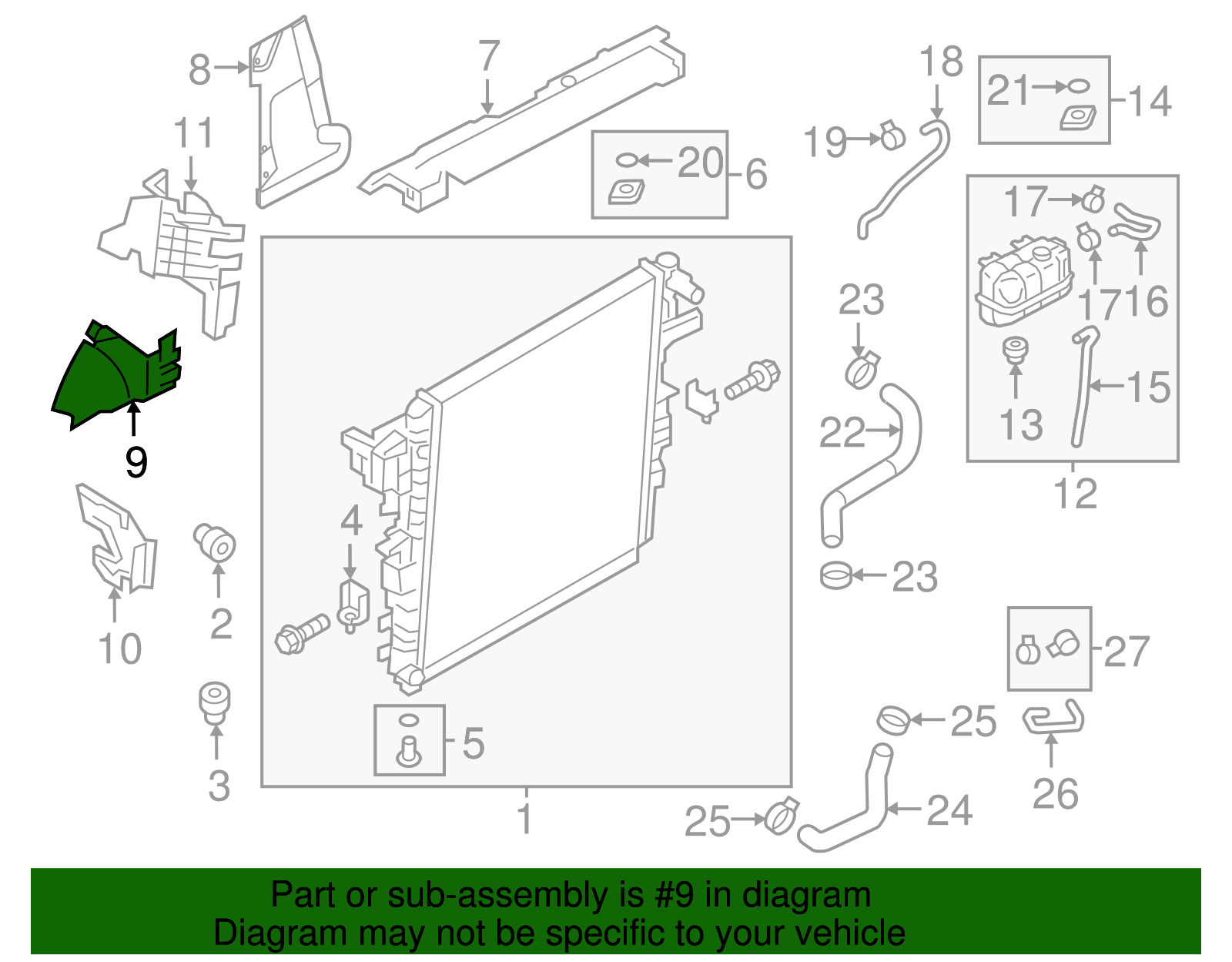 2021-2024 Nissan Armada Side Seal 21499-6JL0A | CMA's Colonial Nissan