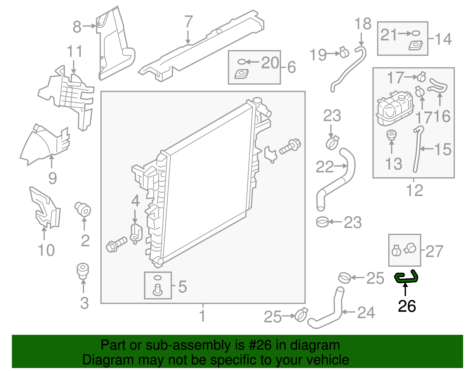 2017-2024 Nissan Armada Hose 21632-1LA0A | OEM Parts Online