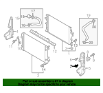 2015-2025 Kia Engine Oil Drain Plug Access Cover Clip 14206-08250B ...