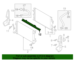 29135-G5000 - Air Deflector - 2017-2022 Kia Niro | Kia Auto Parts