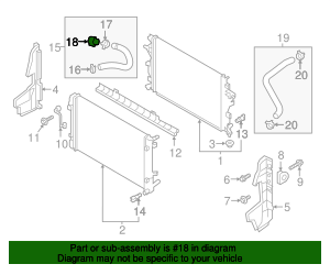 2014-2021 Kia Lower Hose Connector 25485-1J000 | OEM Parts Online