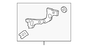 2015-2018 Ford Focus Outer Bracket F1EZ-17D942-E | OEM Parts Online